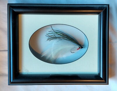Fly Fishing Shadow Box, Vintage Saltwater Bucktail Streamer Fly Fishing Lure. | eBay