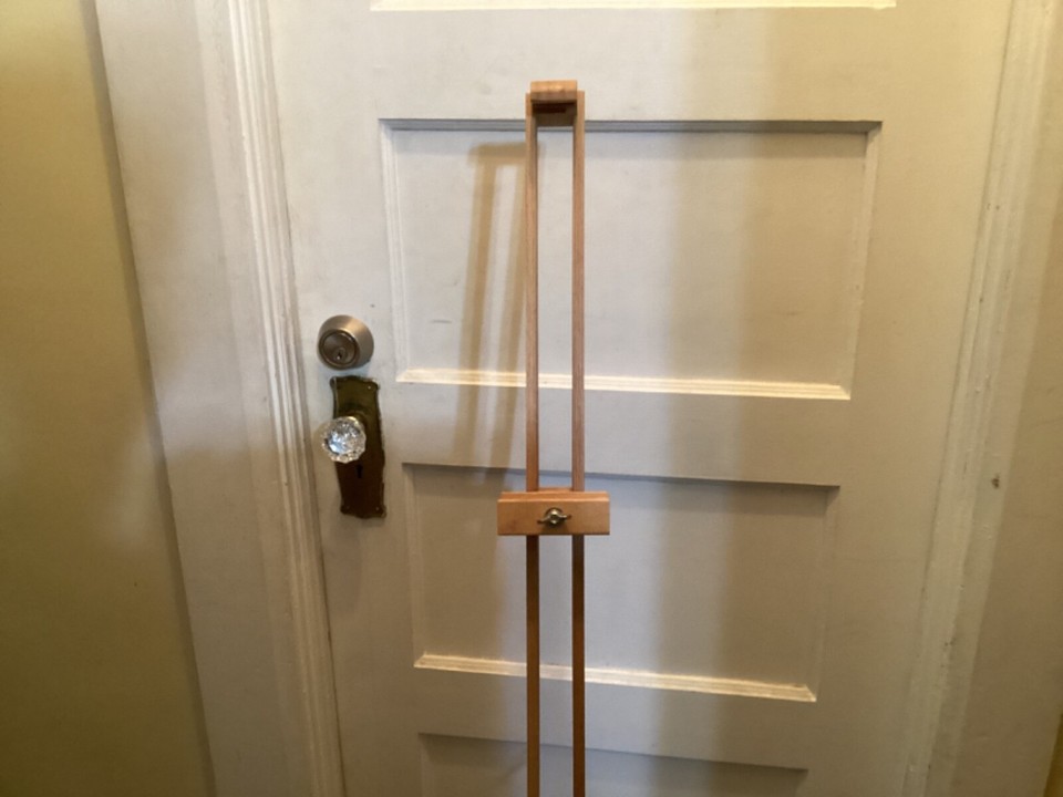 Weber - Wooden Floor Easel Tripod Legs Adjustable Folding - Vintage | eBay