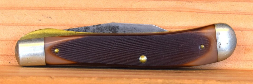 VINTAGE SCHRADE OLD TIMER USA #194OT SERPENTINE LINER LOCK KNIFE CIRCA ...