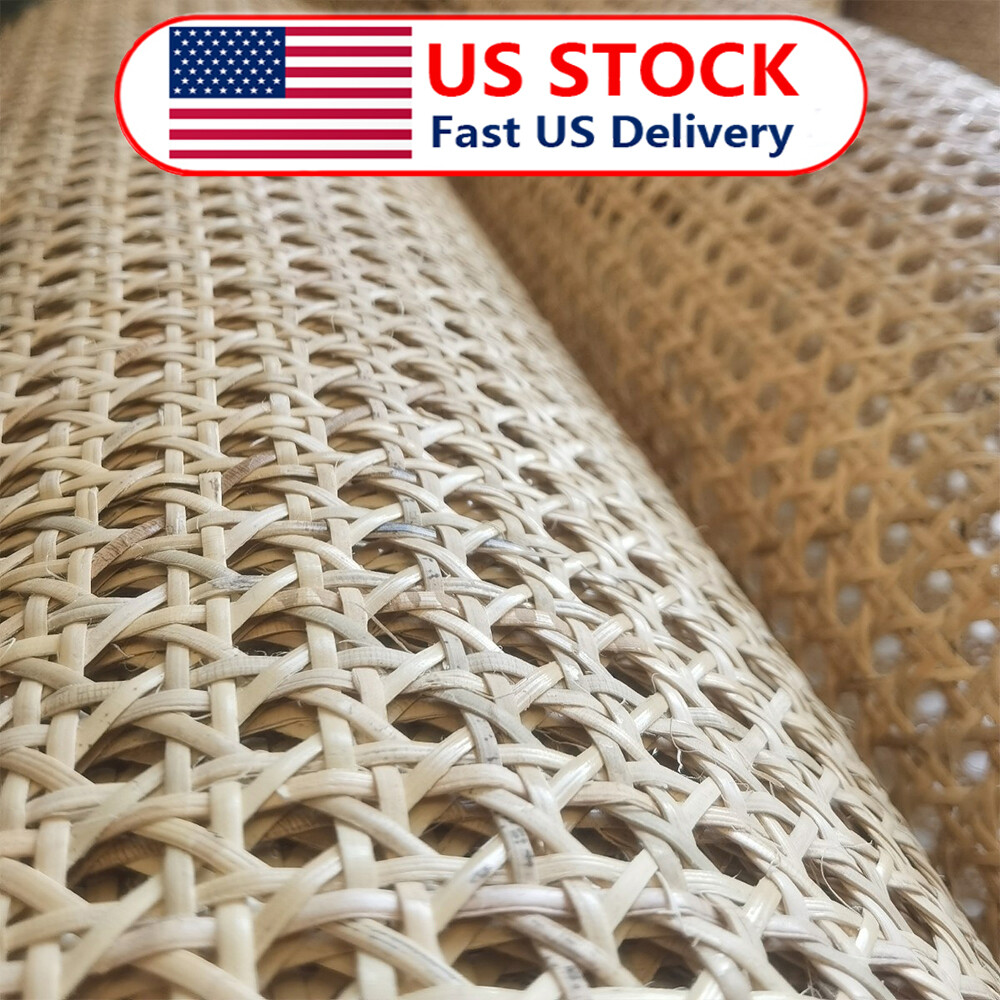 1-10 Roll 40*100CM Natural Rattan Cane Webbing Sheet Panel DIY Chair ...