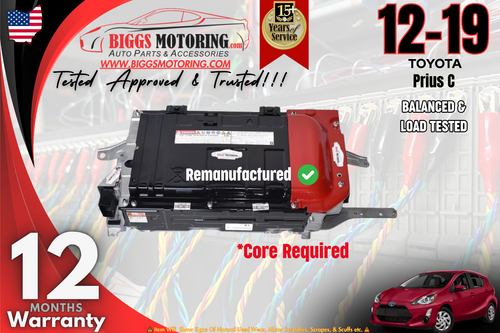 12-17 Factory Oem Toyota Prius C Rebuilt Hybrid Battery G9280-52031 🔋 ...