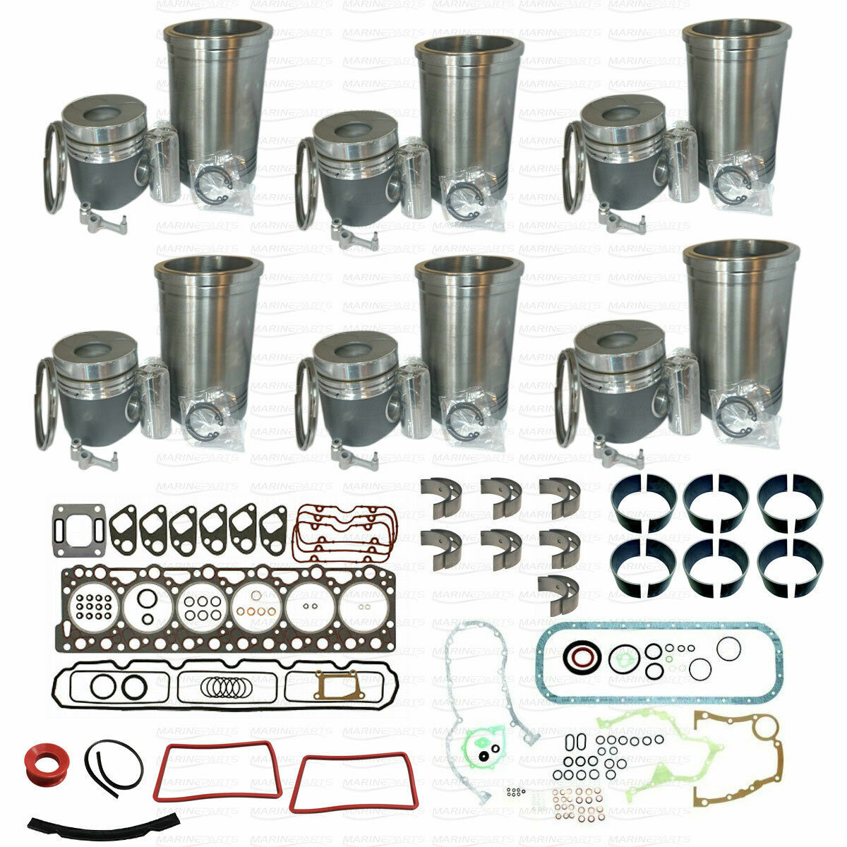 Complete Overhaul Service Kit Volvo Penta D41A AQAD41A AD41A TMD41A ...