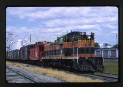 GN Great Northern EMD NW5 Locomotive #189 - Duplicate 35mm Railroad ...