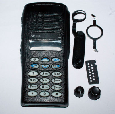 New Black Repair Front Case Housing Cover for Motorola Radio GP338 | eBay