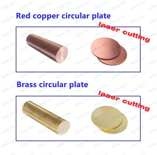 T2 Copper H62 Brass Metal Round block Circular plate Round copper ...