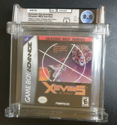 Xevious Classic NES Series Nintendo Game Boy Advance GBA Sealed WATA 8. ...
