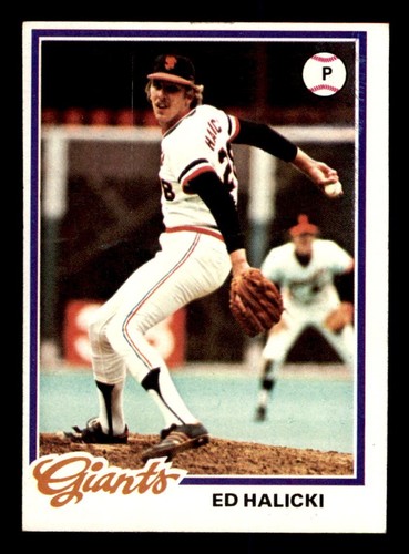 1978 Topps Baseball #107 Ed Halicki EX *d4 | eBay