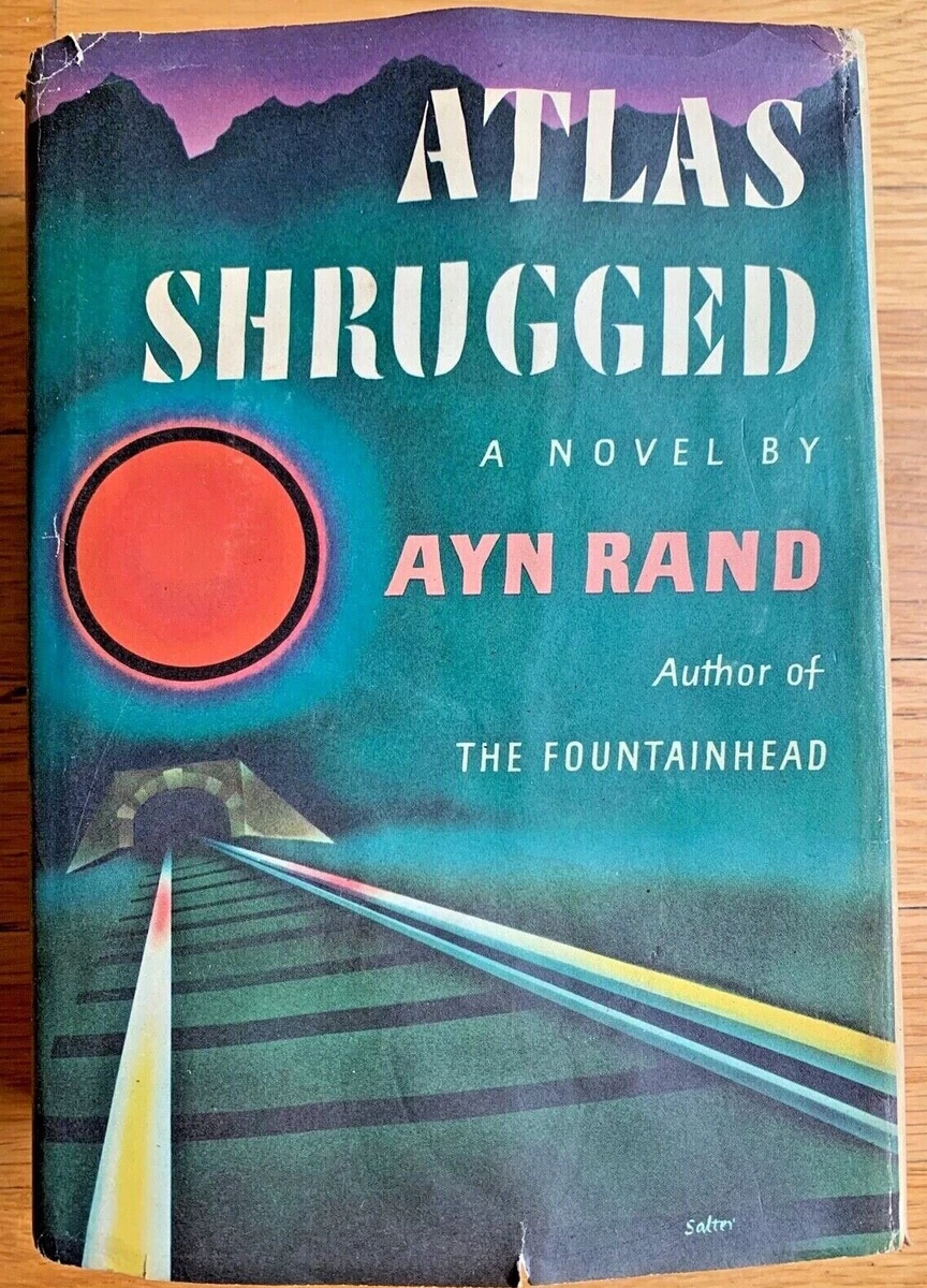 Atlas Shrugged Book Spine