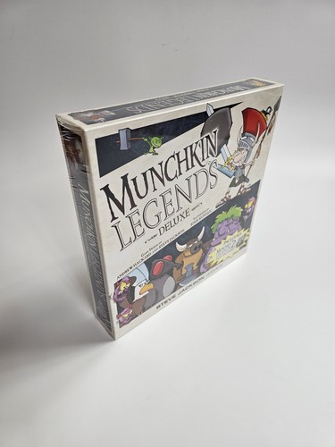 Munchkin Legends Deluxe Board Game Complete Includes Expansion Faun And ...