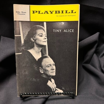 Mar 1965 Tiny Alice Playbill Billy Rose Theatre NYC John Gielgud Irene Worth | eBay