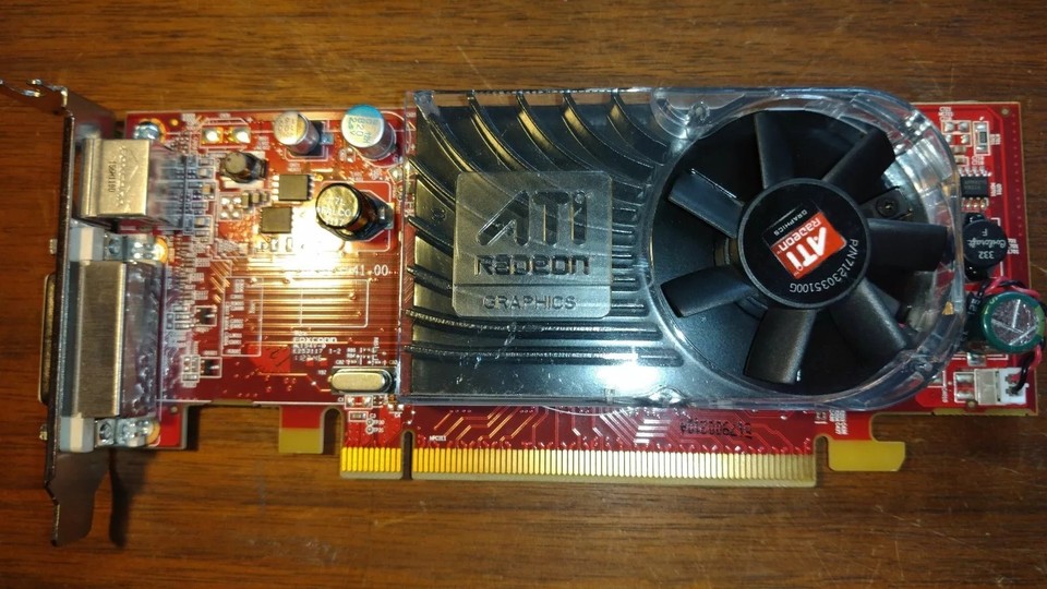 ATI Radeon X1300 256MB PCI-e Low Profile Video Graphics Card DUAL VIEW ...