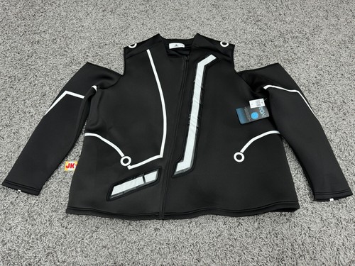 NEW Disney Tron Jacket Womens 3X 3XL Black Blue Lightcycle Run Light Up ...