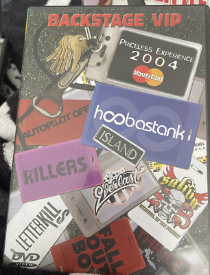 Backstage VIP (DVD, 2004) Hoobastank, The Killers, Saliva, Autopilot ...