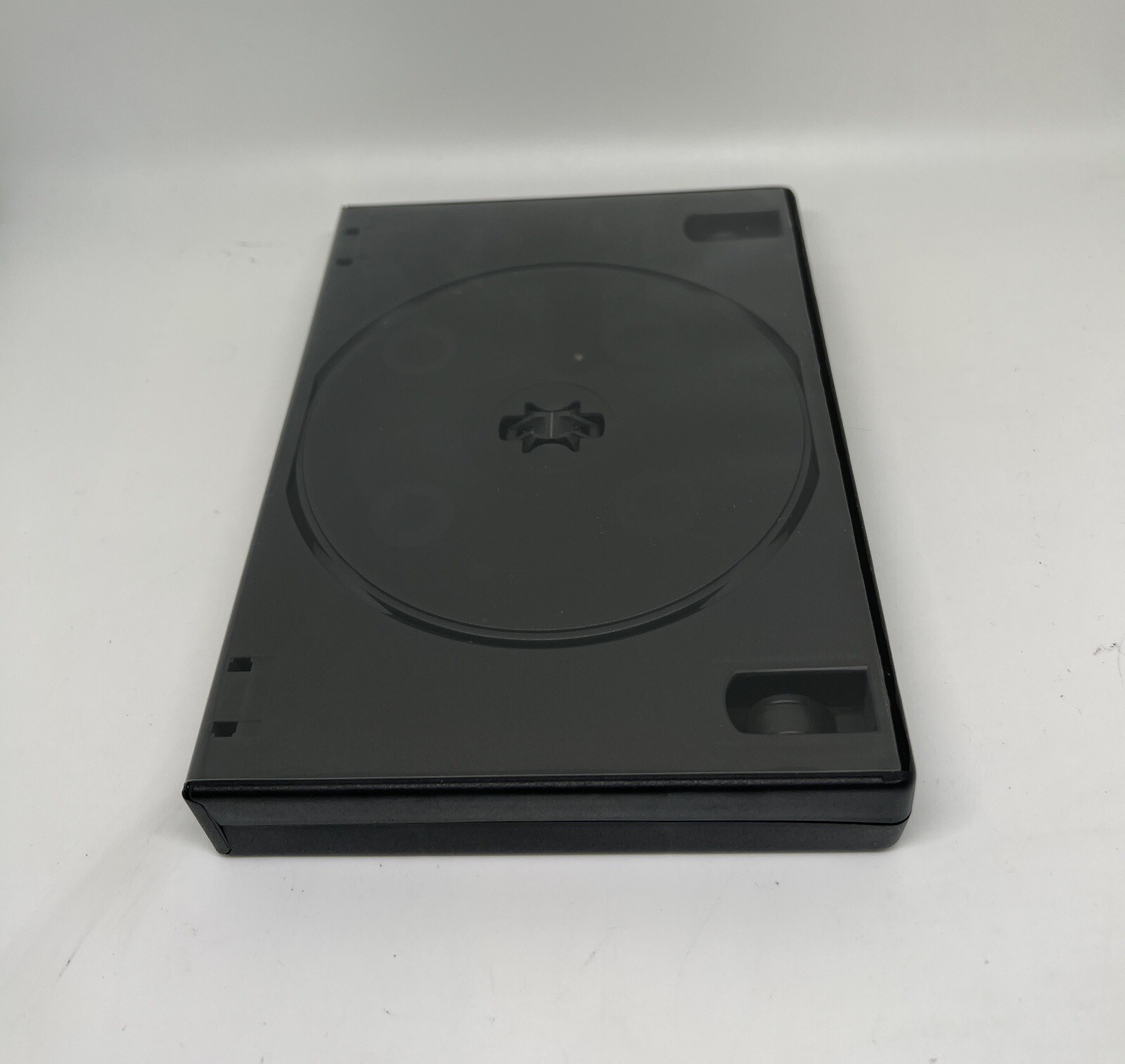 2 NEW HIGH QUALITY 27MM DOUBLE (2) DISC DVD CASE, M-LOCK HUB, BLACK ...