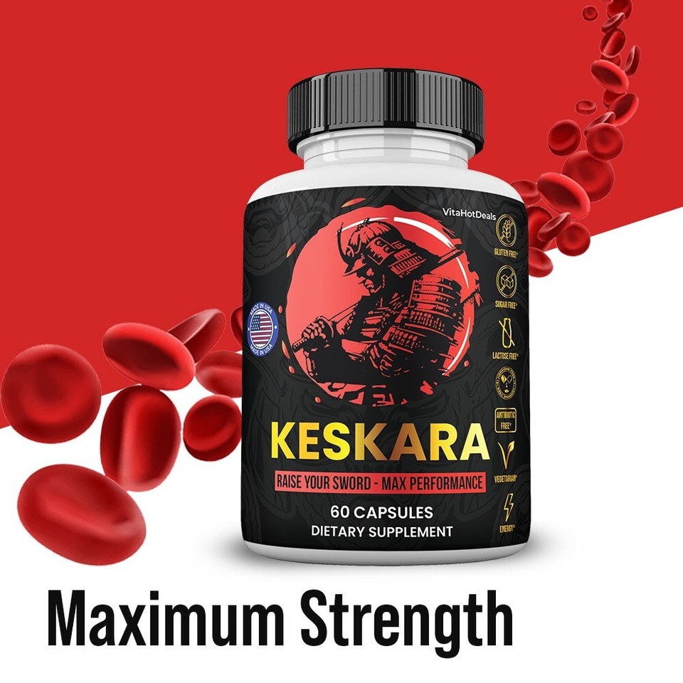 Keskara Male Supplement Capsules, Maximum Strength, Keskara for Men (5 ...