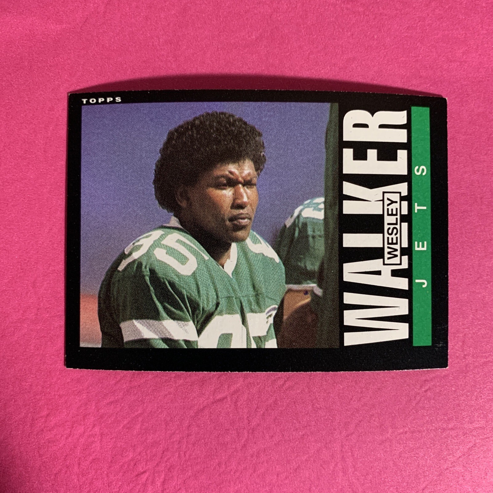🐶 1985 TOPPS FOOTBALL WESLEY WALKER NEW YORK JETS #350 | eBay
