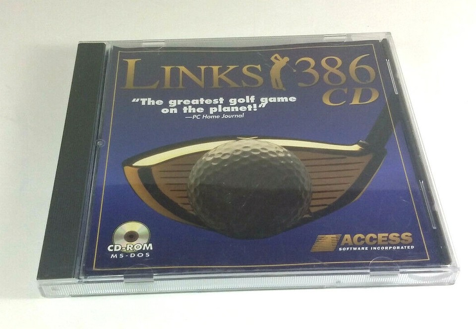 Links 386 CD Golf PC 1994 Access Software Inc.W/ Banff Springs ...