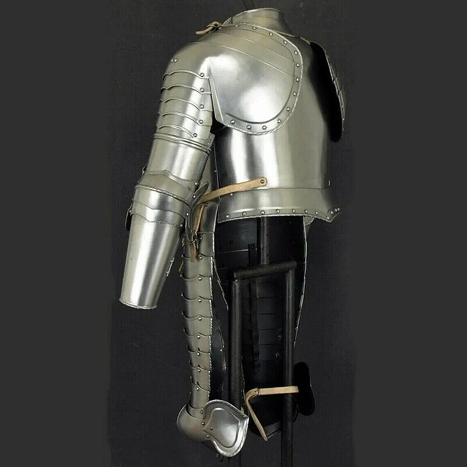 Cuirassier Half Armour Suit 17th Century replica Crusader Larp Knight ...