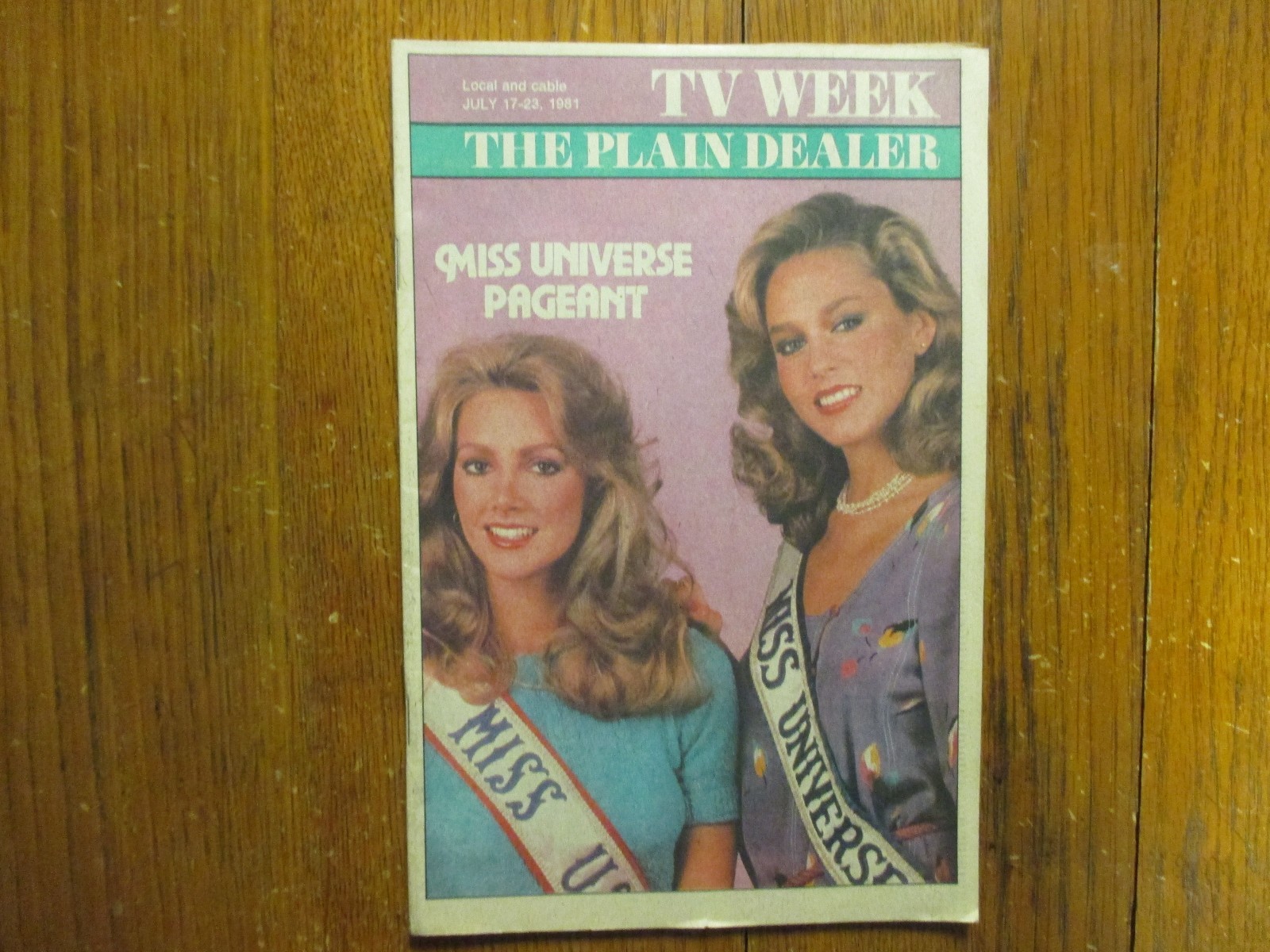 7-1981 Cleveland Plain Dealer TV Mag(KIM SEELBREDE/SHAWN WEATHERLY/ROMY ...