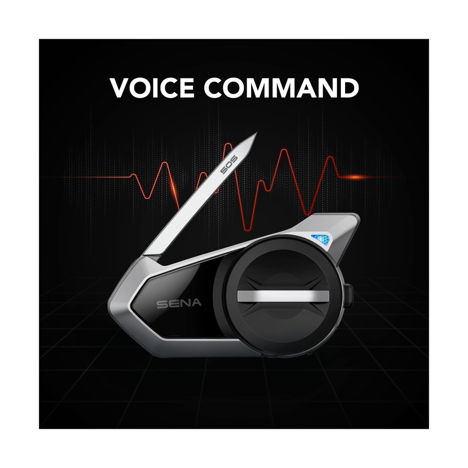 Sena 50S Motorcycle Jog Dial Communication Bluetooth Headset w/Sound by ...