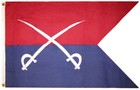 2x3 Embroidered Sewn General Custer 600D Nylon Flag 2'x3' Heavy Duty ...