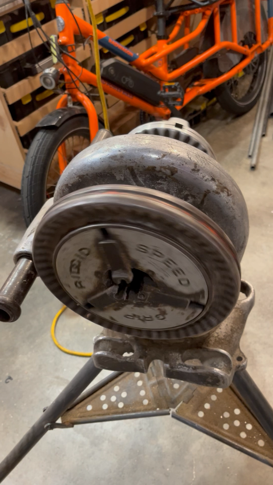 Ridgid 200 Pipe Threader Machine Tripod Stand Ridgid Tools | eBay