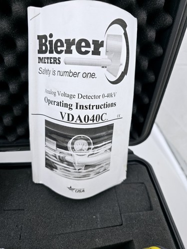 Bierer VDAO40C Analog Voltage Detector 0-40kV& 3kV | eBay