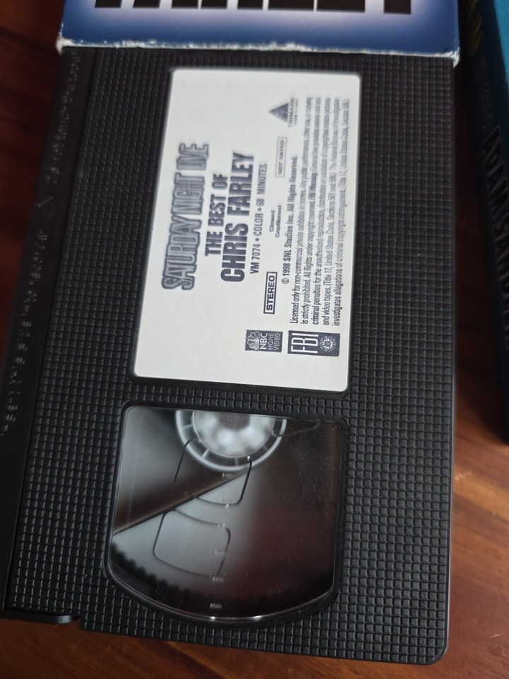 Saturday Night Live Best of Adam Sandler, Chris Farley, VHS Tested Work ...