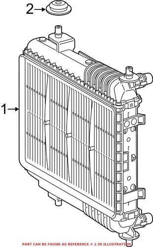 Genuine OEM Radiator Insulator For BMW 17118694657 | eBay