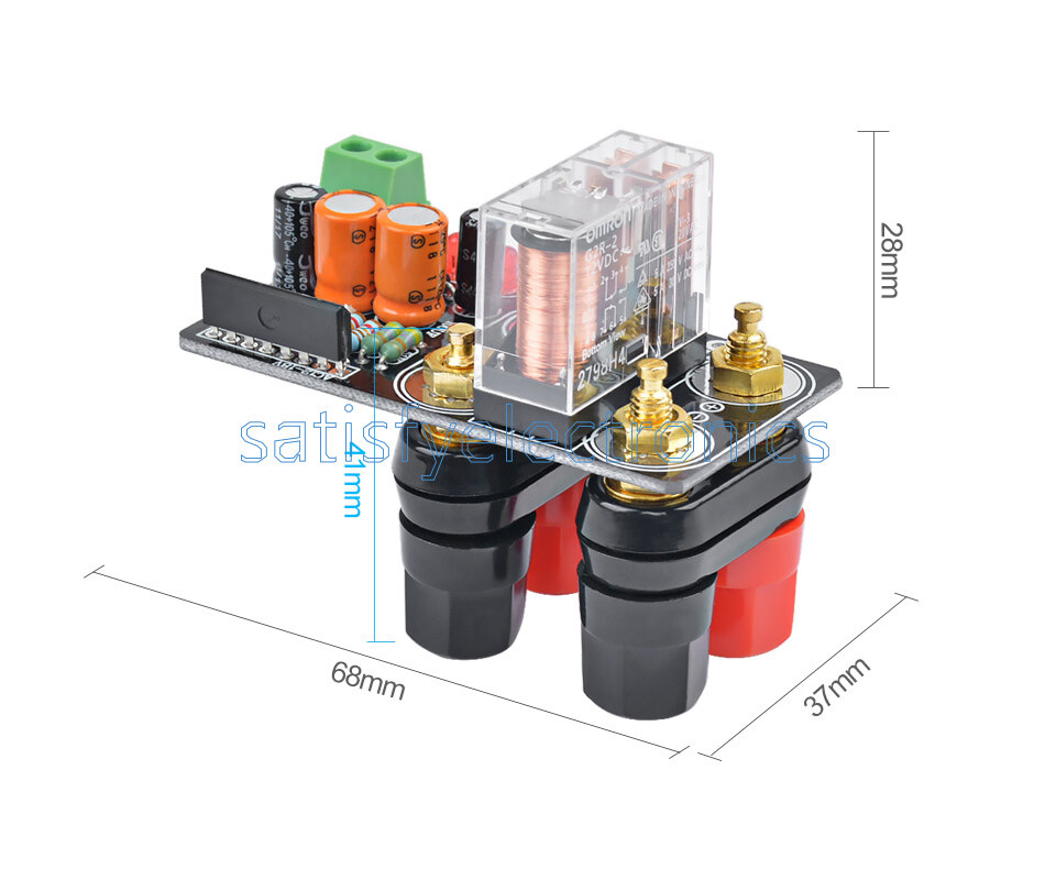 AC 12-24V UPC1237 Amplifier Board Speaker Protection Board Directly ...