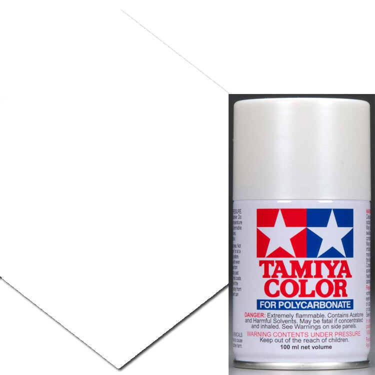 Tamiya Polycarbonate PS-57 Pearl White Spray Paint 86057 | eBay
