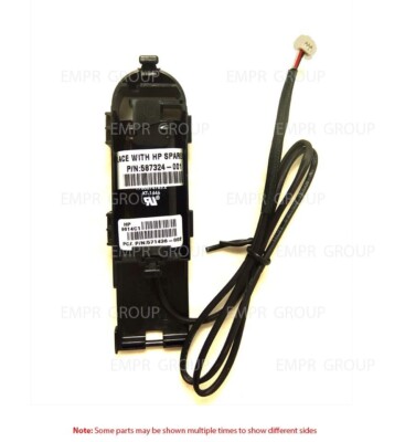 587324-001 HP Smart Array Flash Backed Write Cache FBWC Battery Module ...