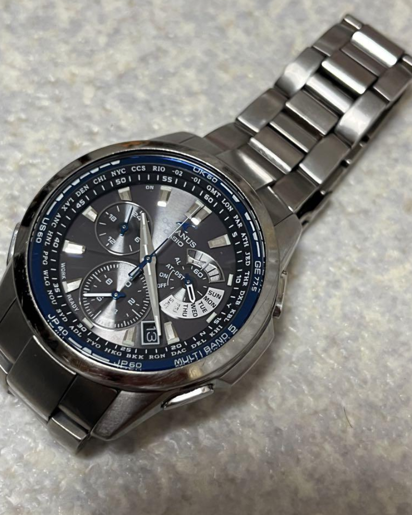 CASIO Oceanus OCW-M700 TITANIUM Men's Watch Solar Good | eBay