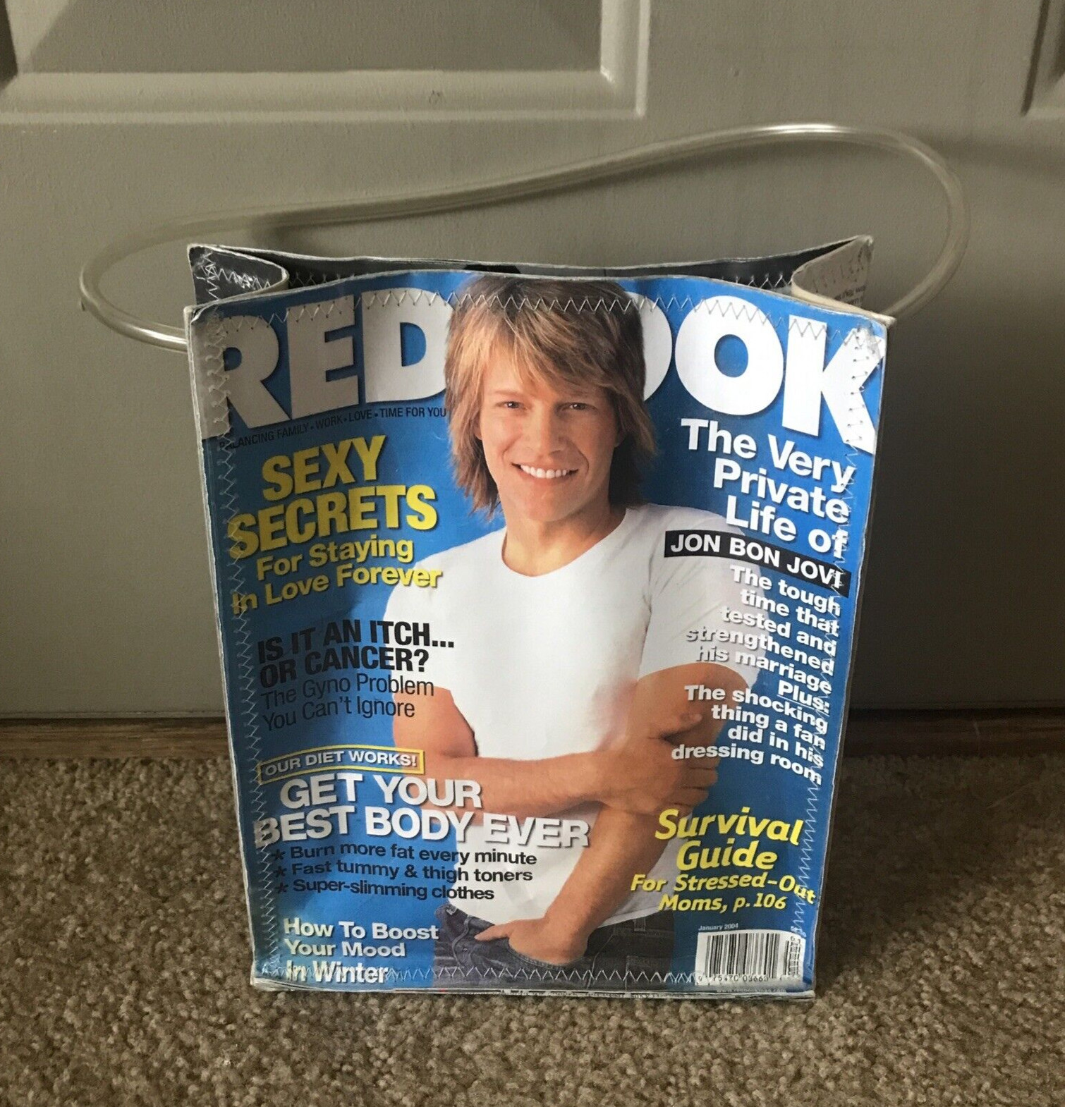 Jon Bon Jovi Redbook Magazine Cover Purse Bag Music I… - Gem