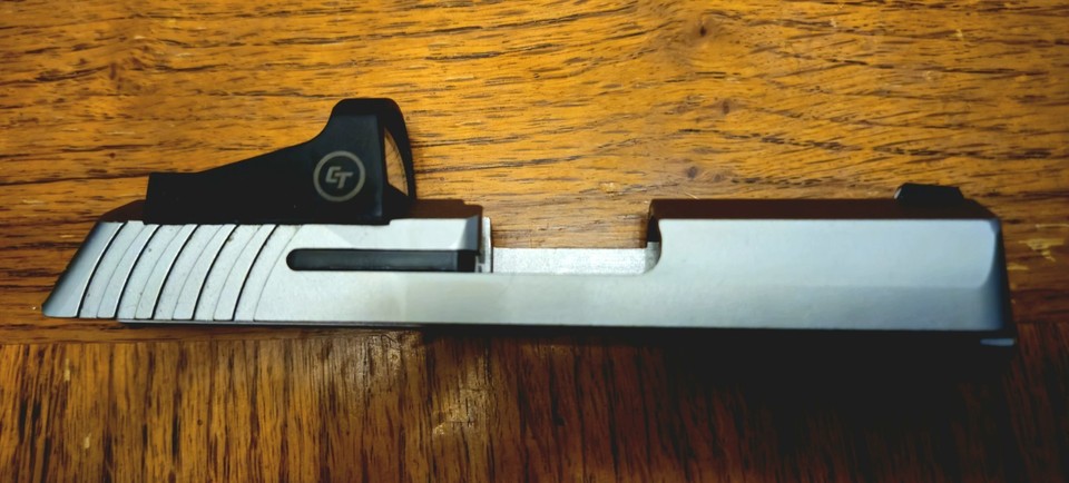 SCCY CPX-2 CPX-1, Stainless Slide w/Crimson Trace Red Dot and Firing ...