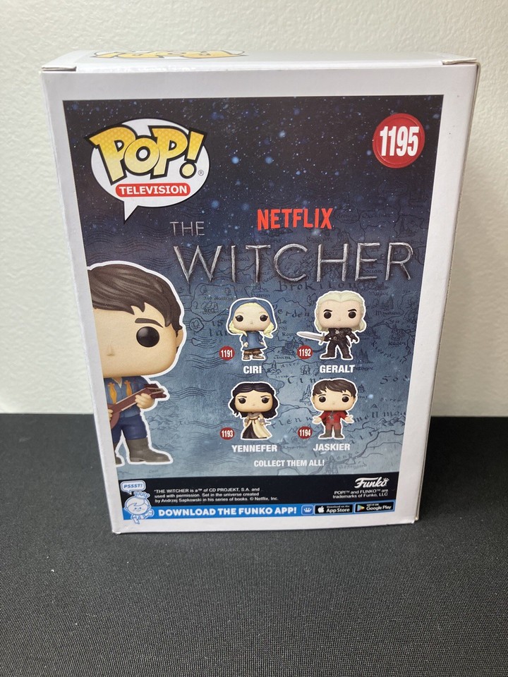 Funko Pop The Witcher Jaskier Hot Topic Exclusive 1195 | eBay