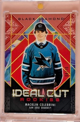 2024-25 Black Diamond - Macklin Celebrini Ideal Cut Rookies RC /10 | eBay