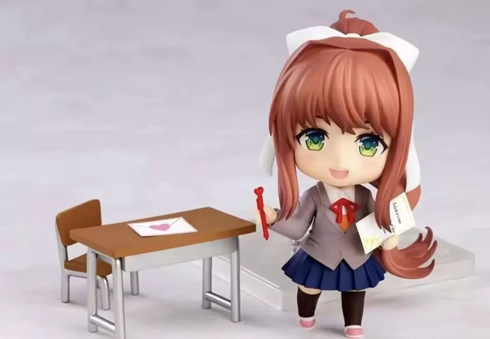 Anime Doki Doki Literature Club Monika Nendoroid 1817 PVC Toys Action ...