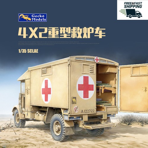 Gecko 35GM0068 1/35 Early War British Army 4x2 Heavy Ambulance Model ...