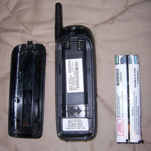 G520 Motorola Voicestream 92302 92302XWXBA Black Cellular Phone ...