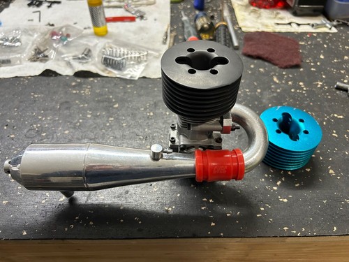 Team Associated MGT 8.0 engine and upgraded pipe Monster Gt | eBay