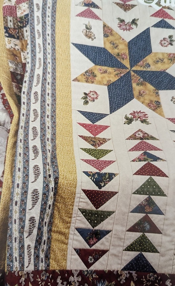 Northern Star scrap pieced 1 block lap Quilt pattern download 67x84 ...