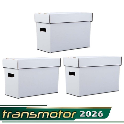 3Pcs Short Comic Book Storage Boxes Holds 150-175 Stackable Archival ...