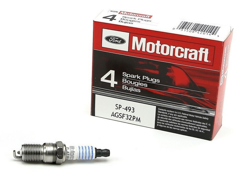 New Motorcraft SP493 Platinum Spark Plug Set of 4 AGSF32PM | eBay