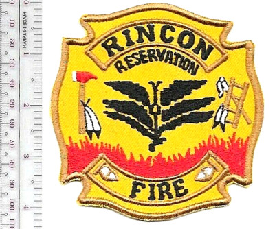 Rincon Indian Reservation Fire Department San Diego County NO TARIFF | eBay