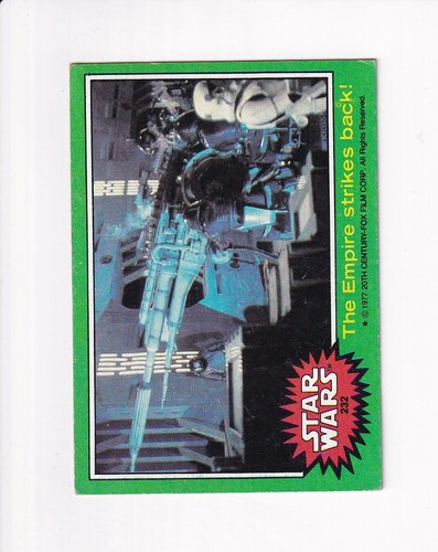 1977 STAR WARS #232 THE EMPIRE STRIKES BACK | eBay