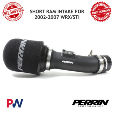 Perrin Hard Pipe Short Ram Intake SRI - Black for Forester XT / 02-07 ...