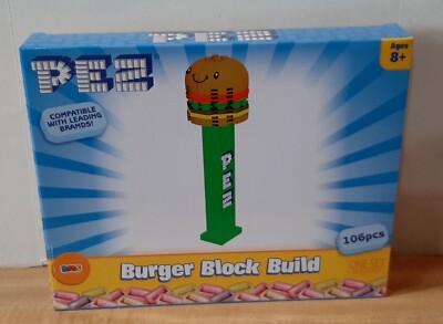 NEW 2024 PEZ: HAMBURGER BLOCK BUILD SET 106 PIECES | eBay