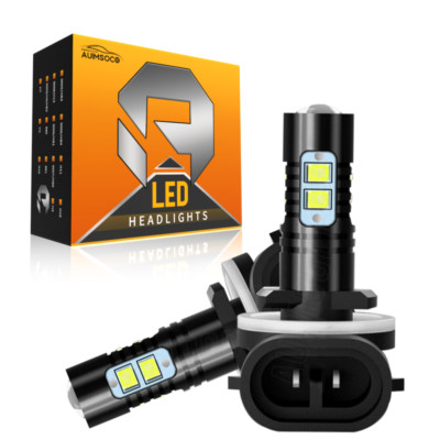 881 889 894 LED Fog/Driving Light Bulbs Kit 862 886 896 898 Super ...