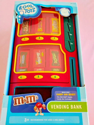 M&M's Candy Vending Machine Bank Snickers Twix Skittles Fun Size Mars ...